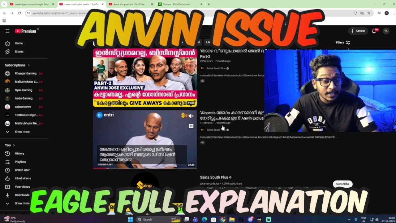 Eagle gaming explanation | Anvin issue | w eagle Bro - YouTube