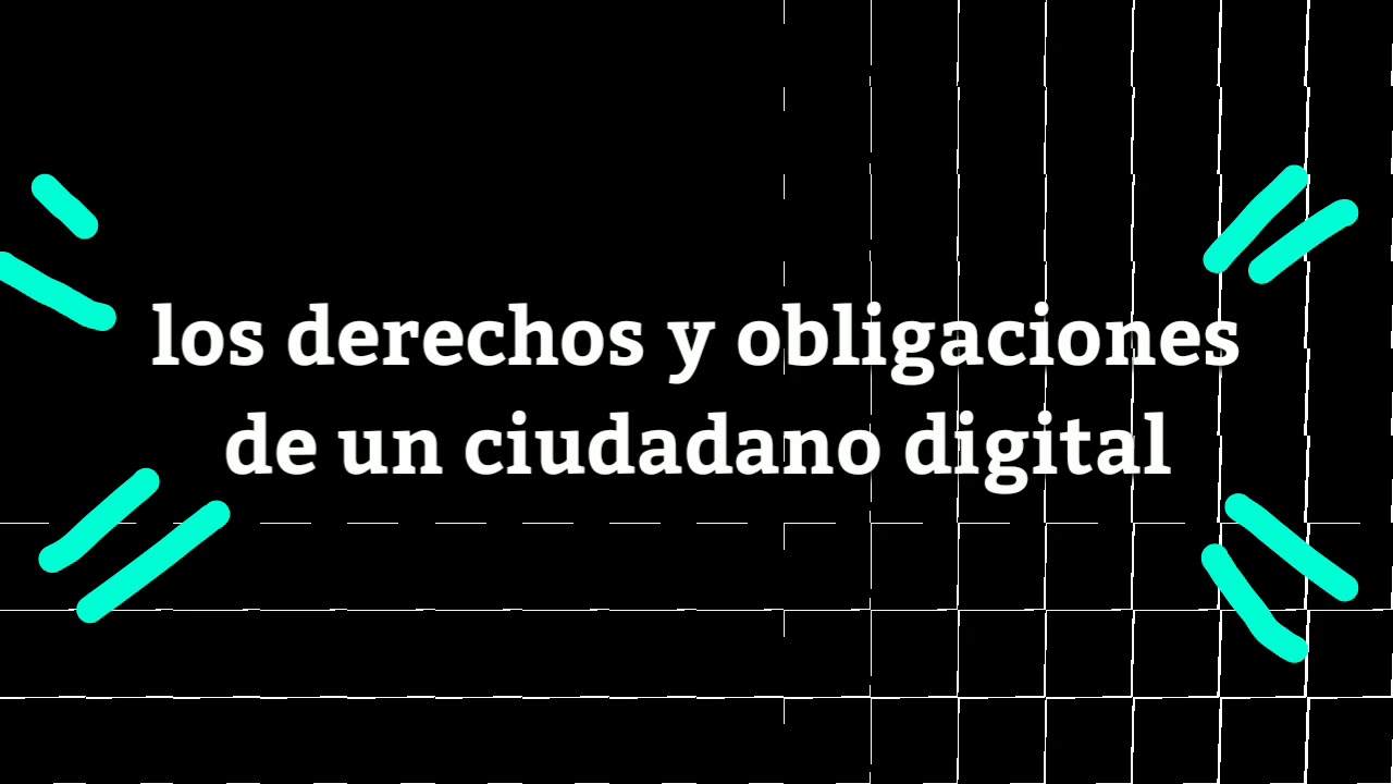 Derechos Y Obligaciones De Un Ciudadano Digital Tarea Informatica Youtube