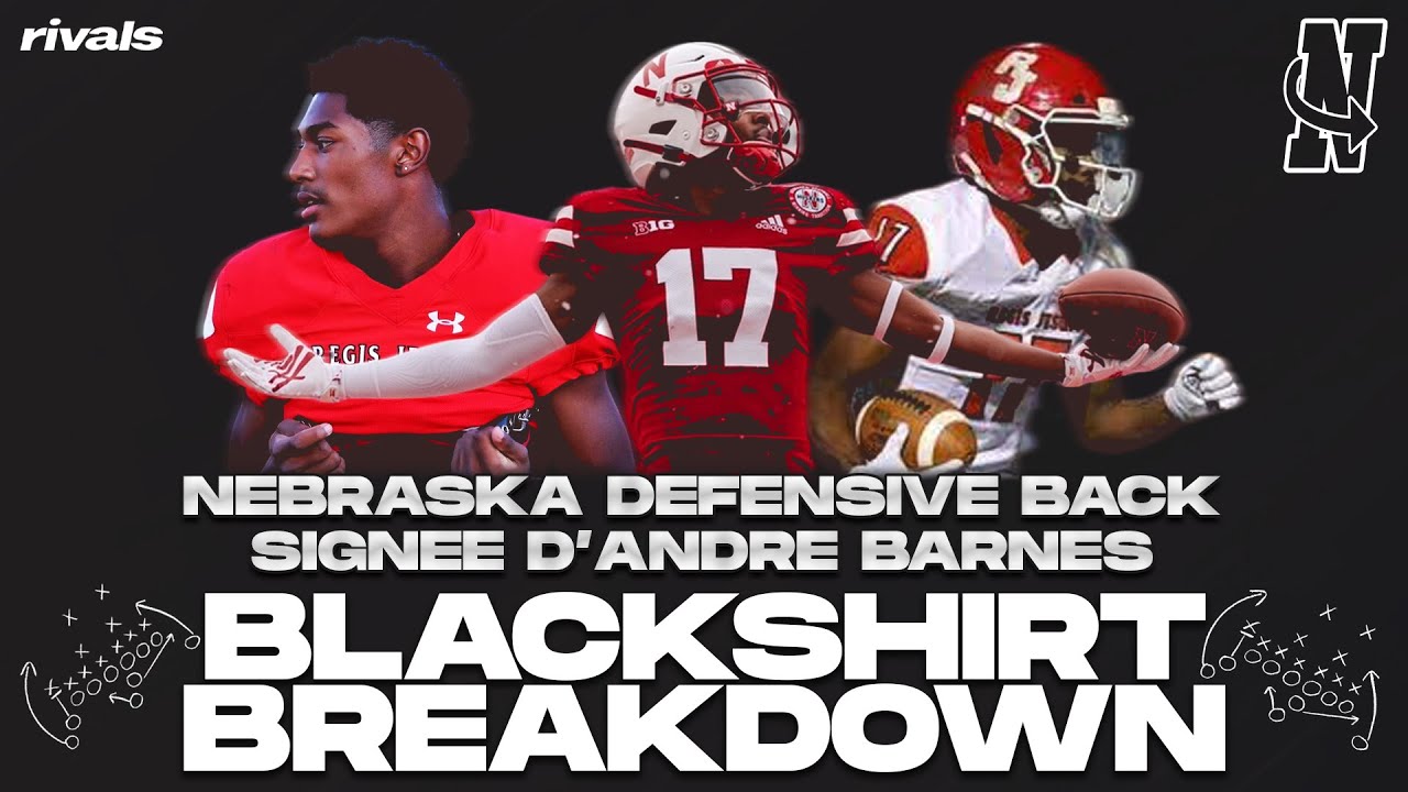 Blackshirt Breakdown: Nebraska DB signee D'Andre Barnes - YouTube