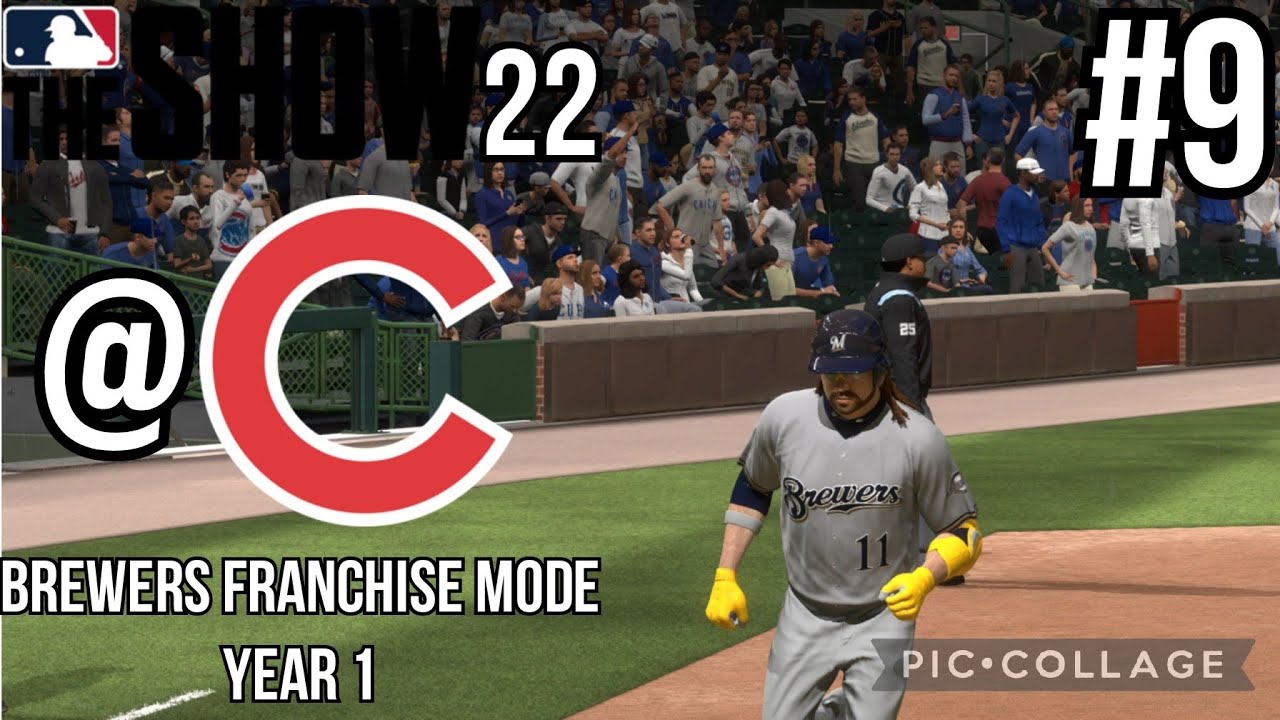 Brewers vs Cubs I MLB 22-Brewers Franchise Mode Year 1-Game 9-162 - YouTube