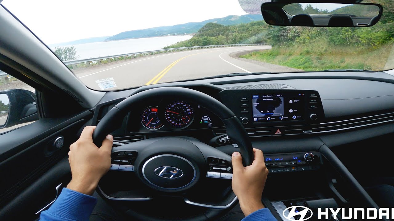 2021 Hyundai Elantra Self Driving POV | First Look and Impressions ...