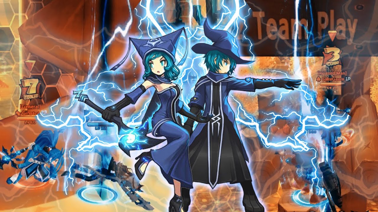 Lost Saga Lightning Mage Evo Full Electricity Solo Mode - YouTube