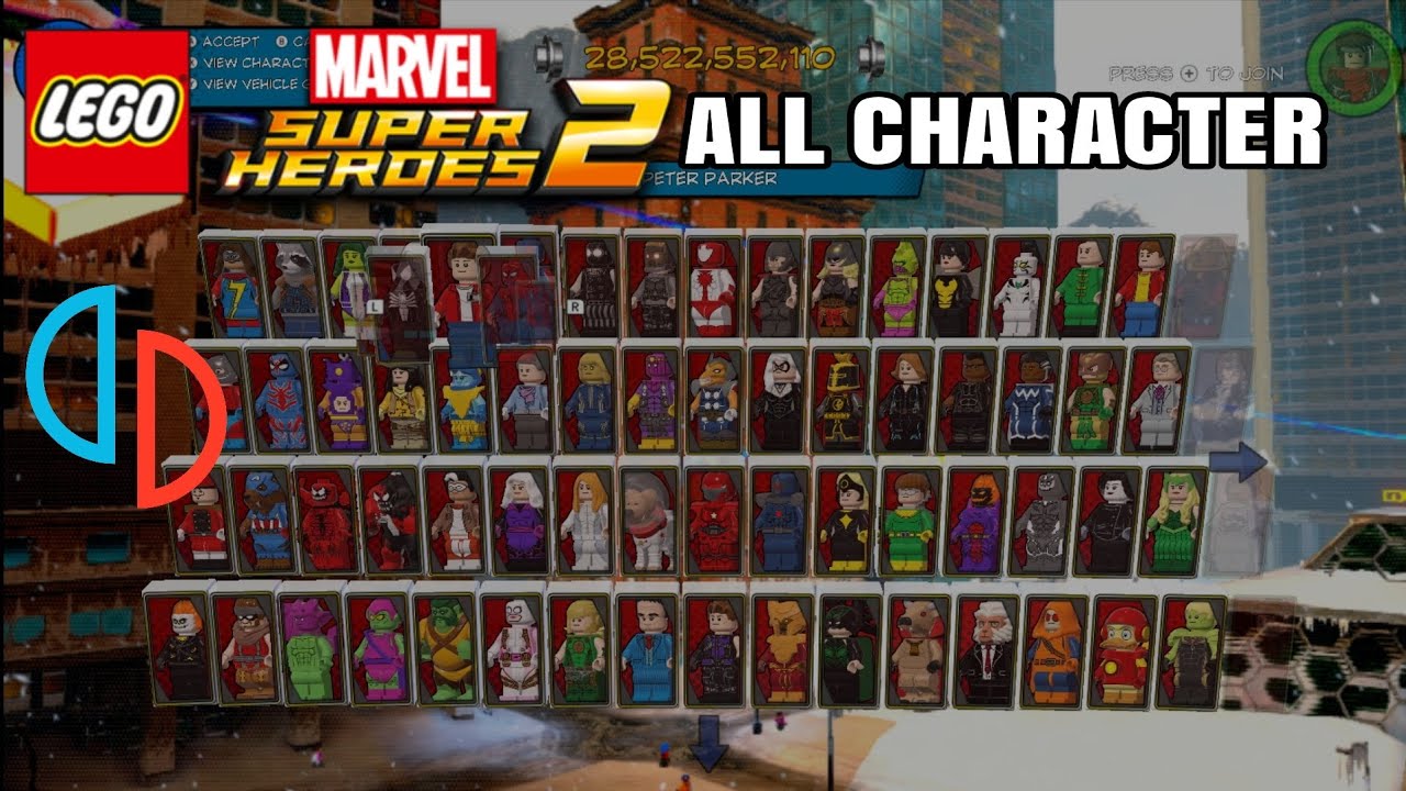 Lego Marvel Super Heroes 2 | All Characters | Yuzu Android - Switch ...
