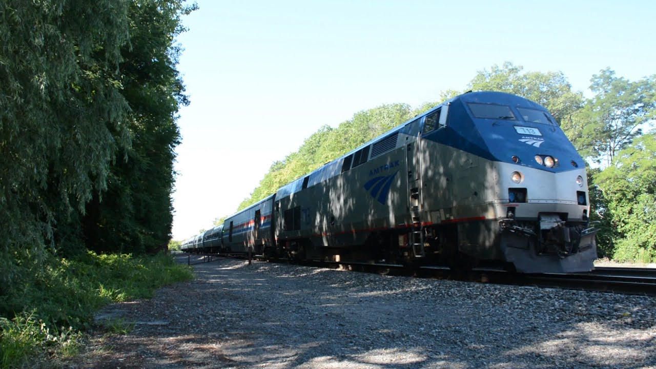 Amtrak [63] Maple Leaf w/ Viewliner II Baggage @ Pirate Canoe Crossing ...