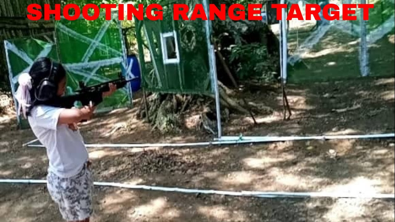 SHOOTING RANGE TARGET.JUH THE SHOOTER. 1234 SHOOT WOW SAPOL . ( JUHS ...