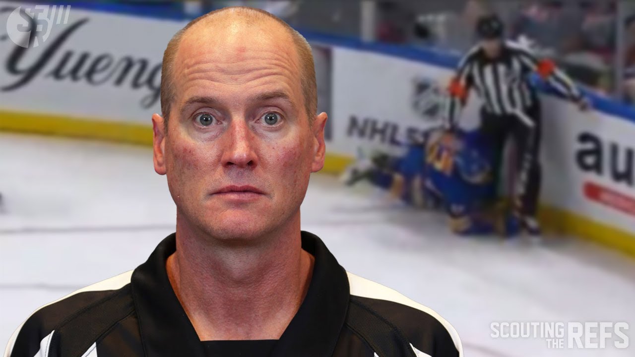 NHL Referee Kevin Pollock Reportedly Suffers Career-Ending Injury - YouTube
