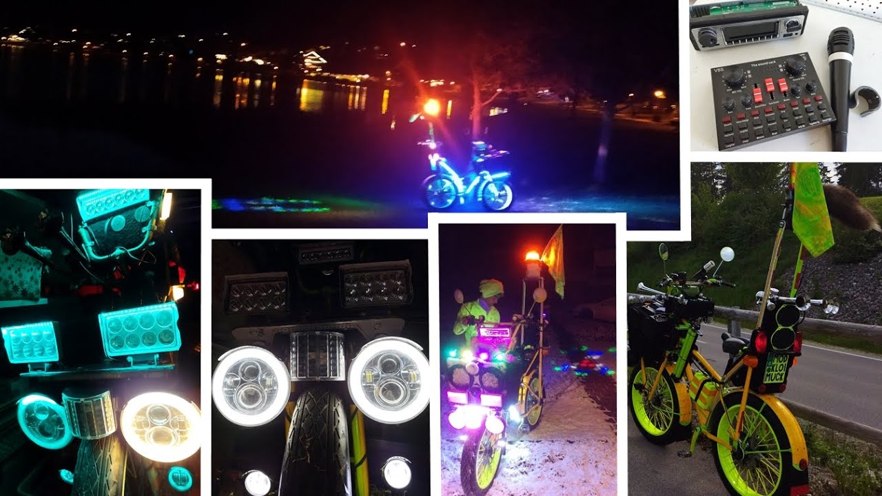 discobike Umbau led partybike pimp my bike pa Disco Soundsystem fatbike ...