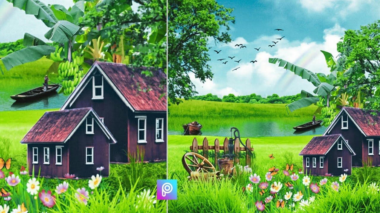 Creative Village Photo Editing in Picsart Mobile | Editing Lab | 2021 ...