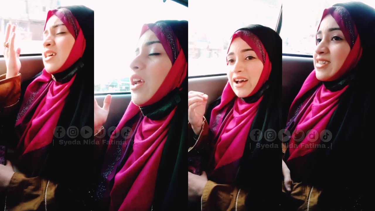 Syeda Nida Fatima Reciting Live Manqabat Mola Imam Raza(AS) - Hai Shah ...