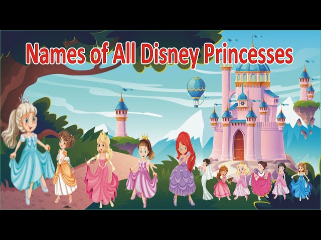 Images Of Disney Princesses With Names - Infoupdate.org