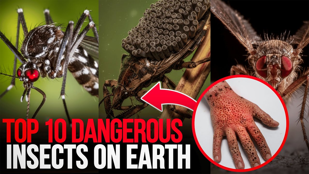 The Most Dangerous insects in the world! You won't believe No.1 ...