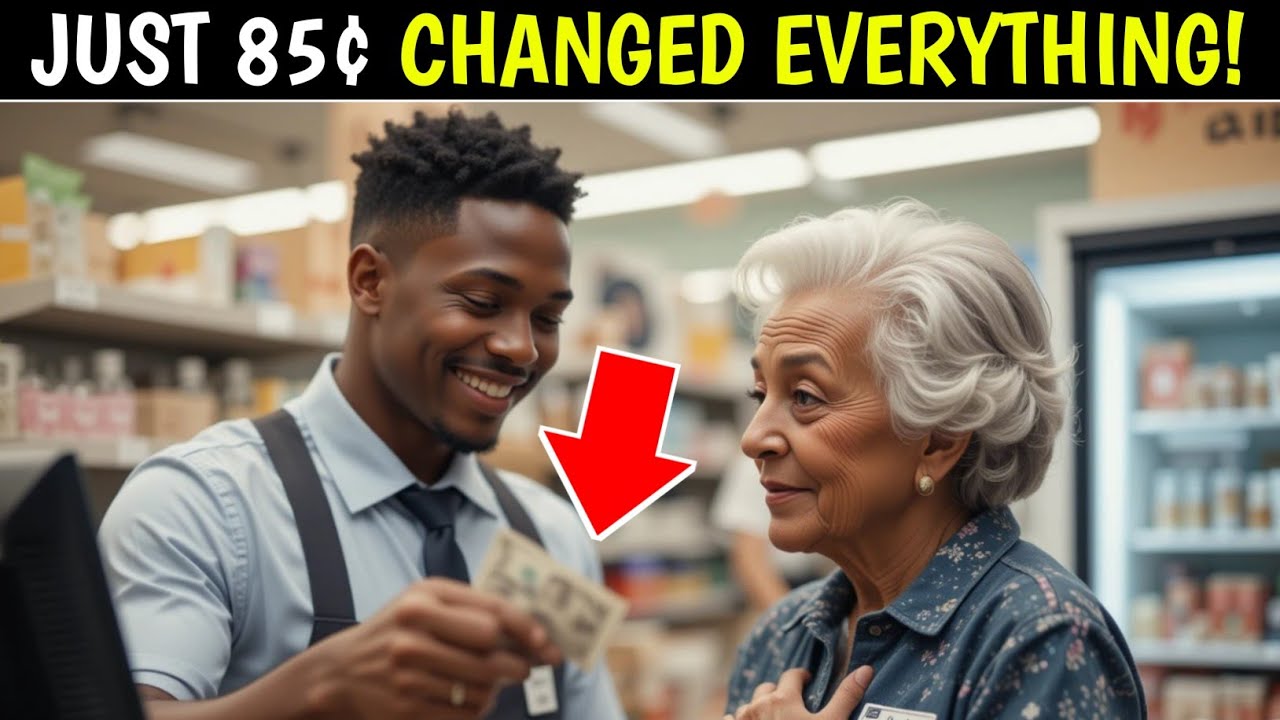 Elderly Woman Short 85¢ at Checkout, Kind Cashier Steps In—What Happens ...