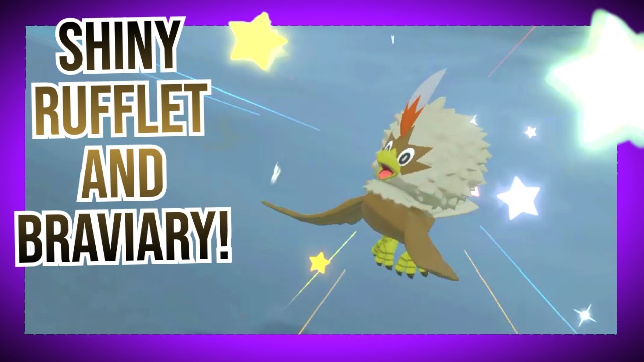 Shiny Rufflet and Hisuian Braviary! - Pokemon Legends: Arceus - YouTube