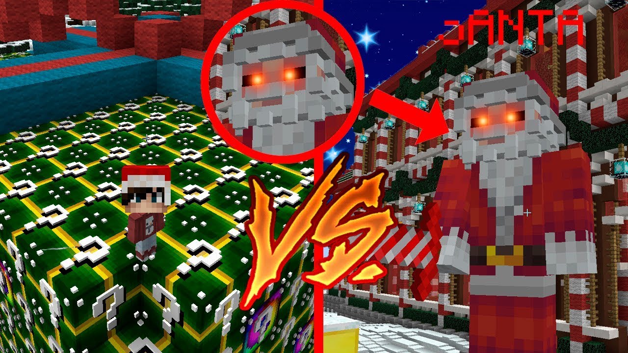 LUCKY BLOCKS VS SANTA.EXE GIGANTE! 🎅 | SALVANDO LA NAVIDAD! 🎄 ...
