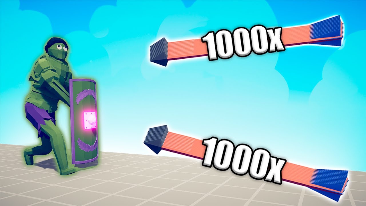 HULK SHIELD vs 1000x OVERPOWERED UNITS - TABS | Totally Accurate Battle ...