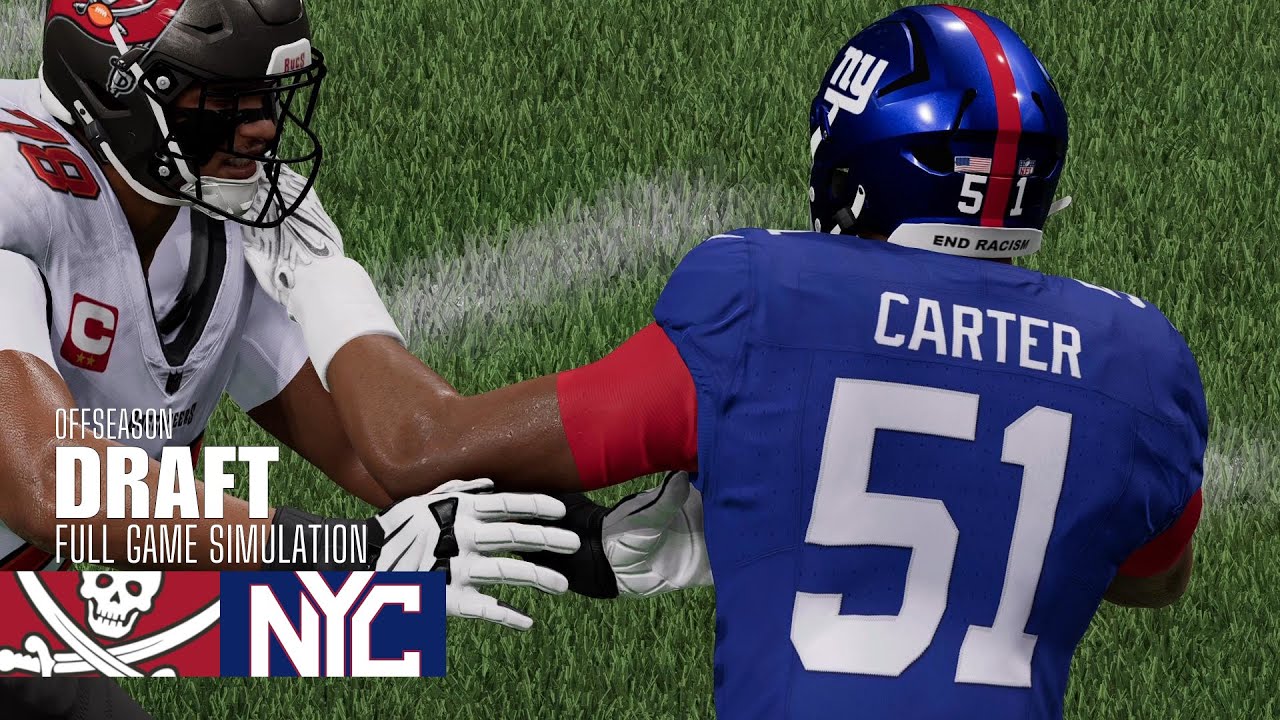 Abdul Carter | Buccaneers vs. Giants | Madden NFL 25 Simulation | 2025 ...