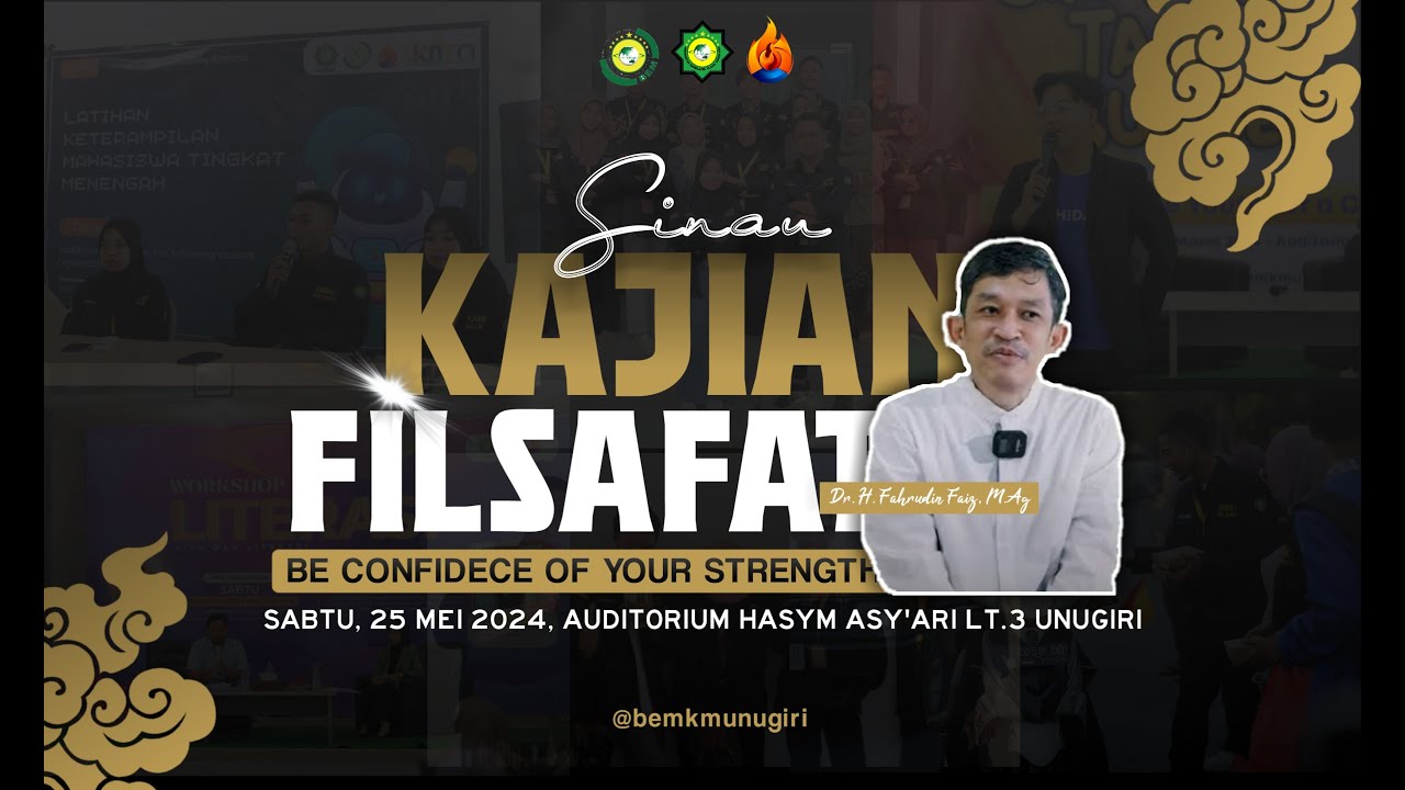 SINAU KAJIAN FILSAFAT - Dr. H. Fahrudin Faiz, M.Ag - YouTube