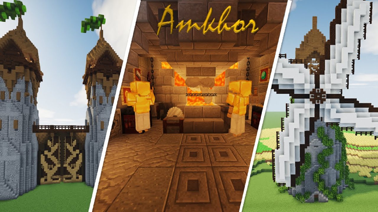 Minecraft magic roleplay server !!! magic roleplay builds ! - YouTube