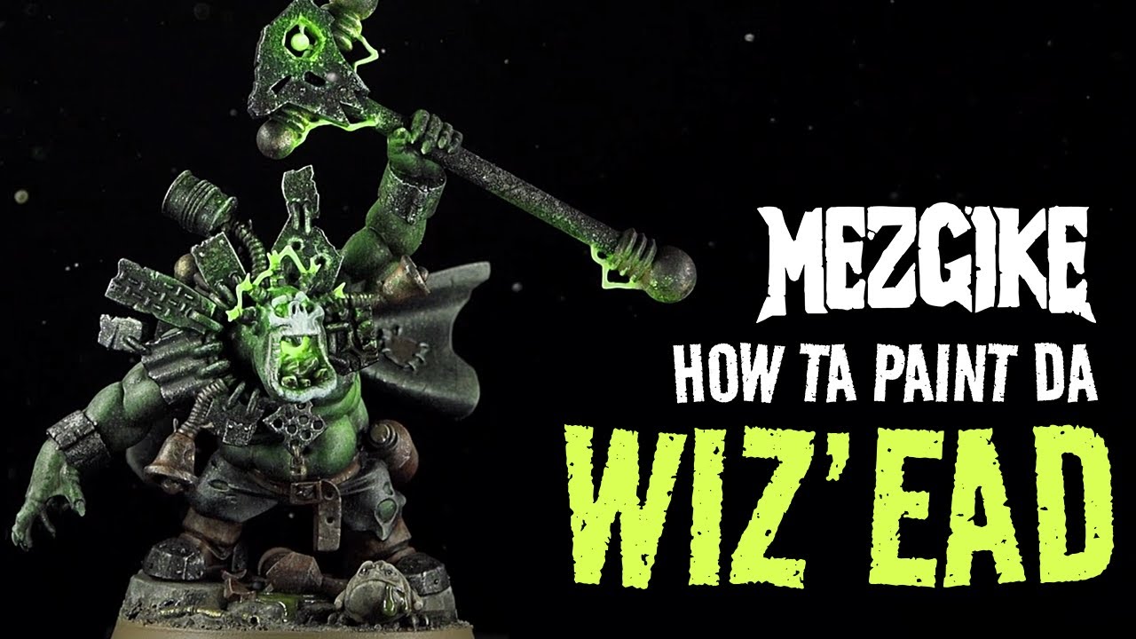 How to paint da wiz'ead, space ork shaman - by Mezgike - YouTube