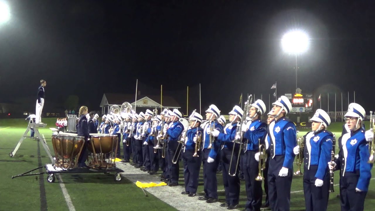 Adrian Maples Marching Band - Fight Song Post Performance - YouTube