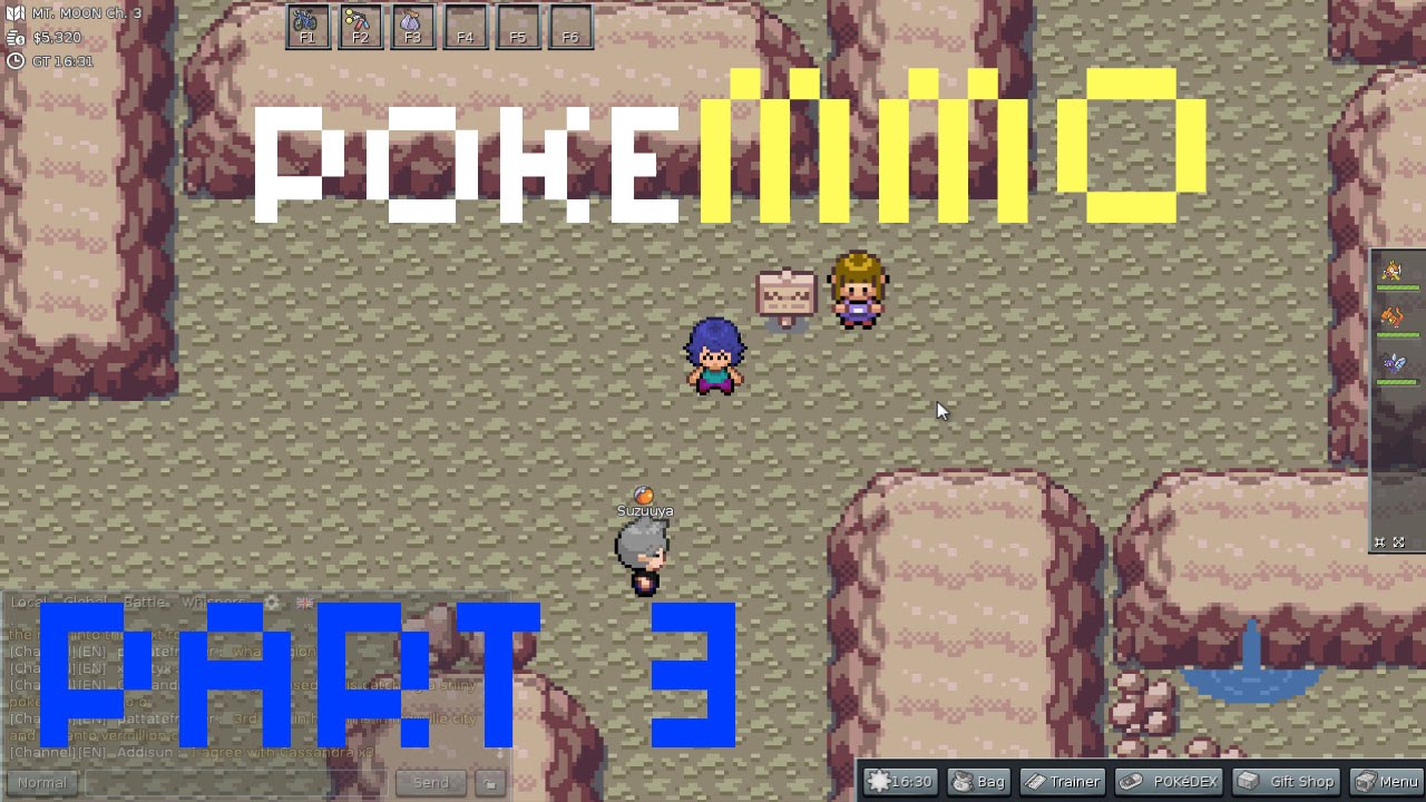 Let's play PokeMMO part 3 - More anime - YouTube