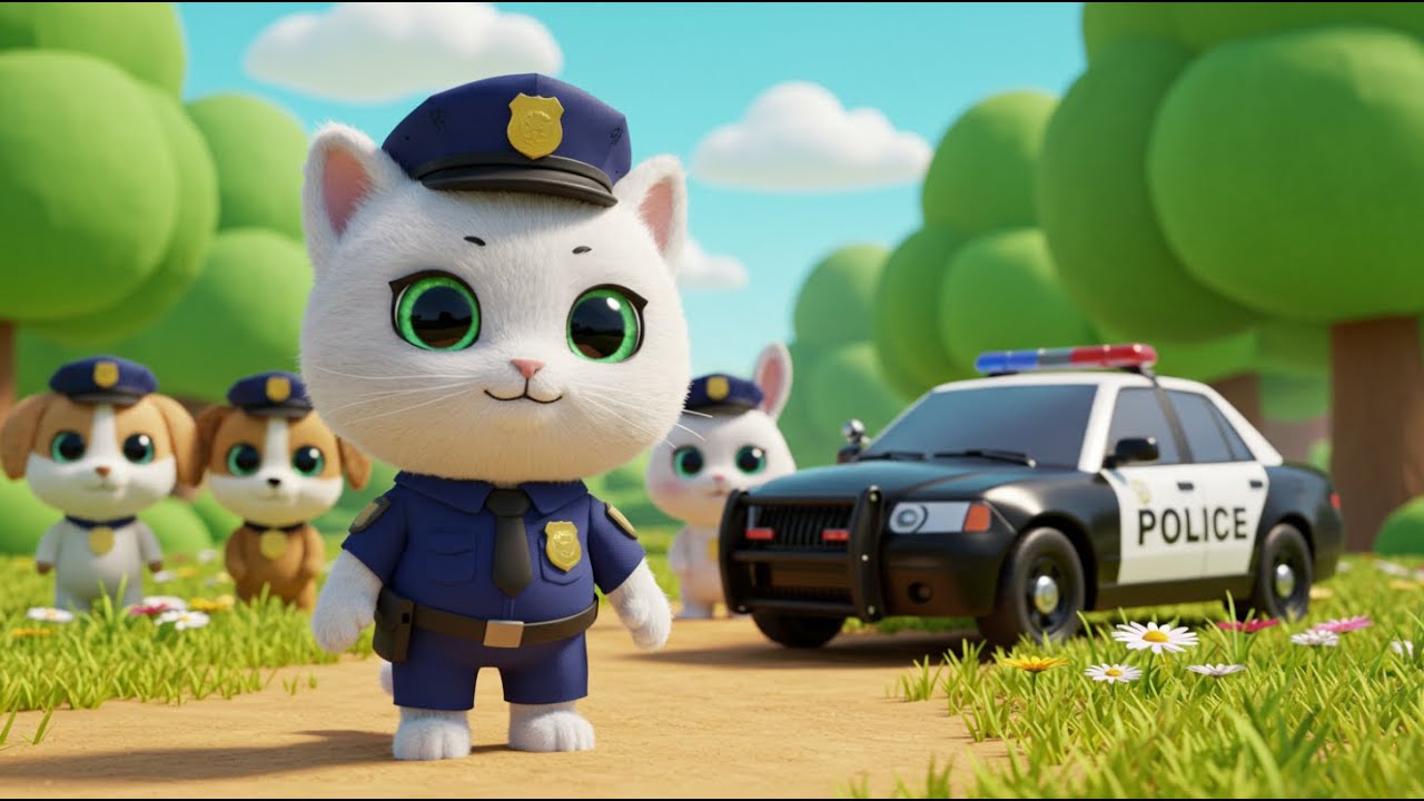 [Kids Song🎵] Pipo Pipo! Forest Police Car Friends! - YouTube
