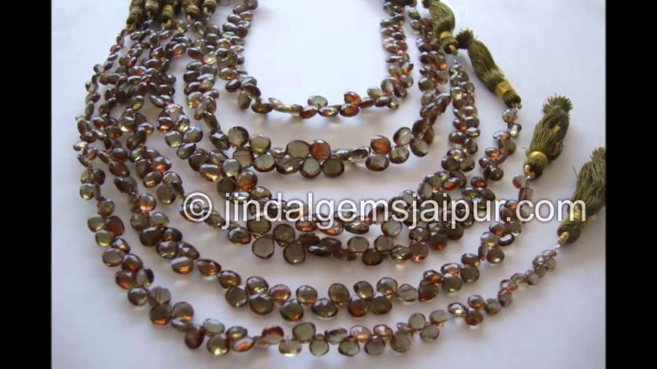 Beautiful Andalusite Gemstone Beads Wholesale - YouTube
