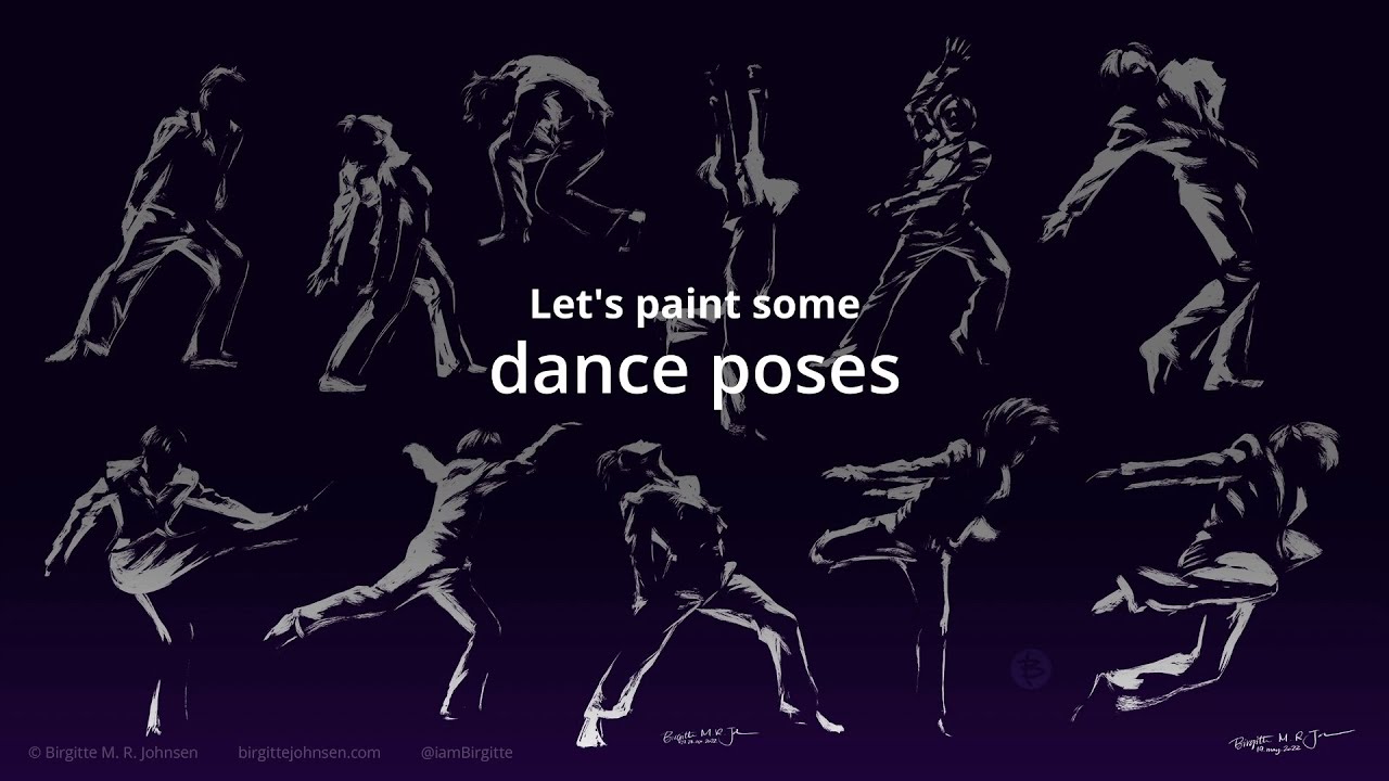 Let’s paint some dance poses - YouTube