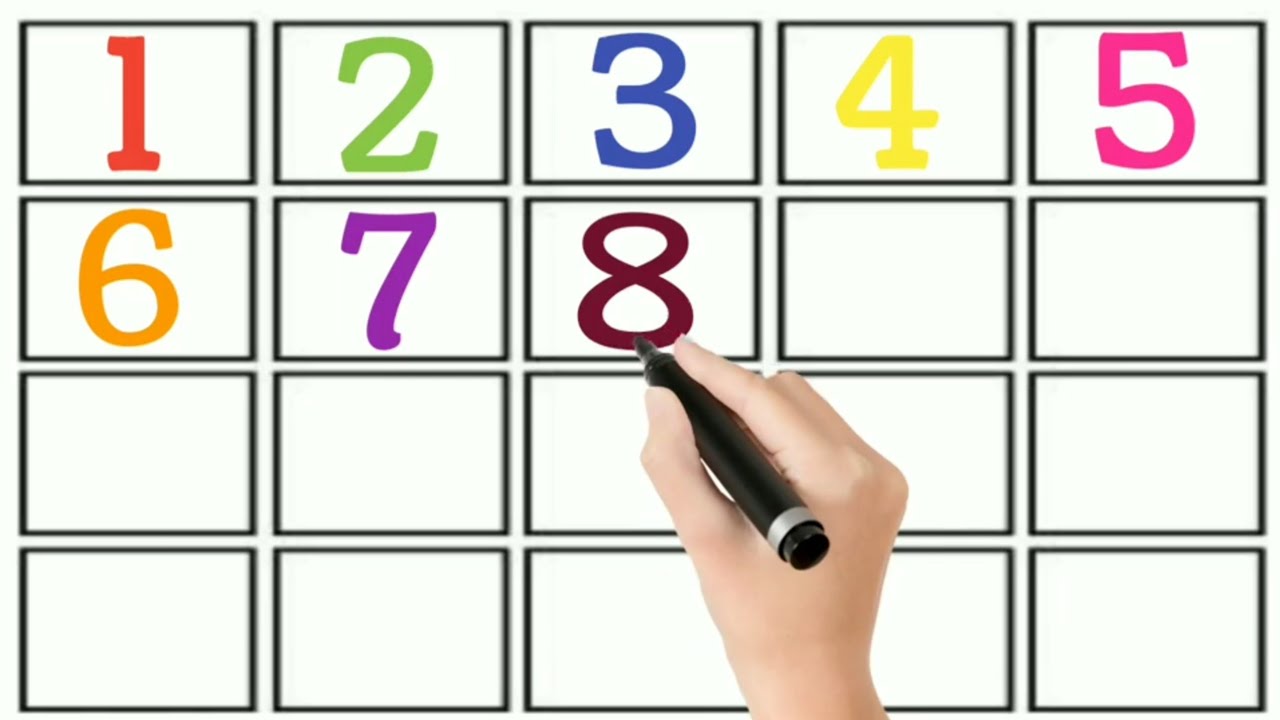 Write and learn Numbers 1 to 20/Number Counting /Learn Numbers/Writing ...