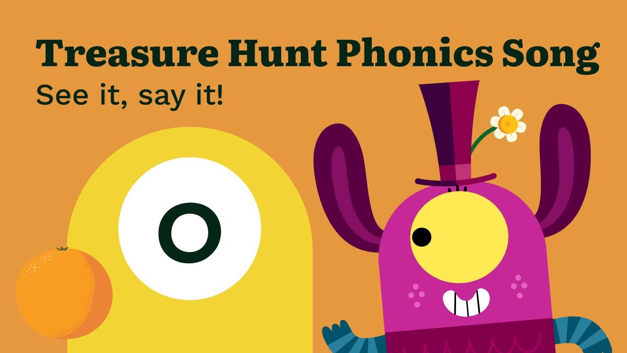 Monster Treasure Hunt 'o' phonics song: see it and say it - YouTube