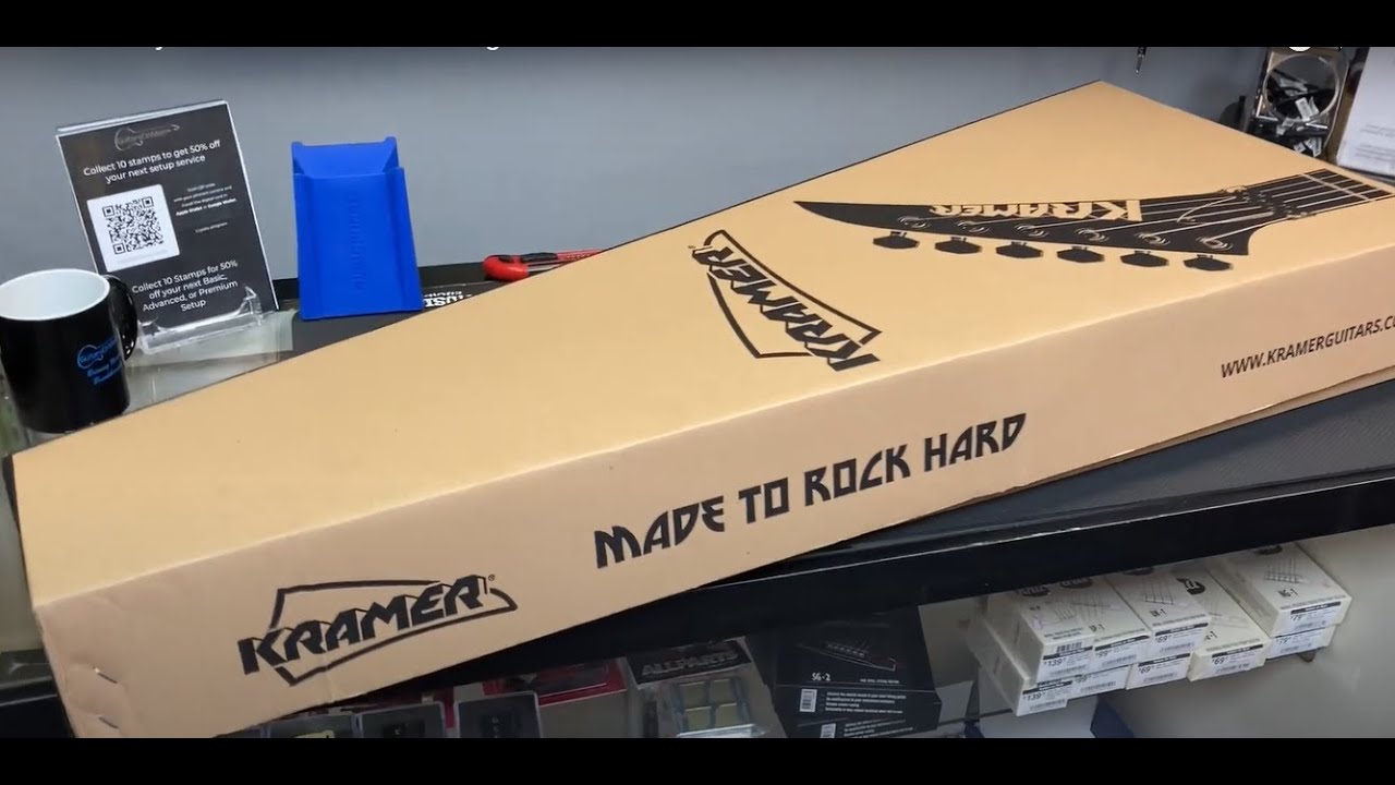 Newly released Kramer Jersey Star Unboxing - YouTube
