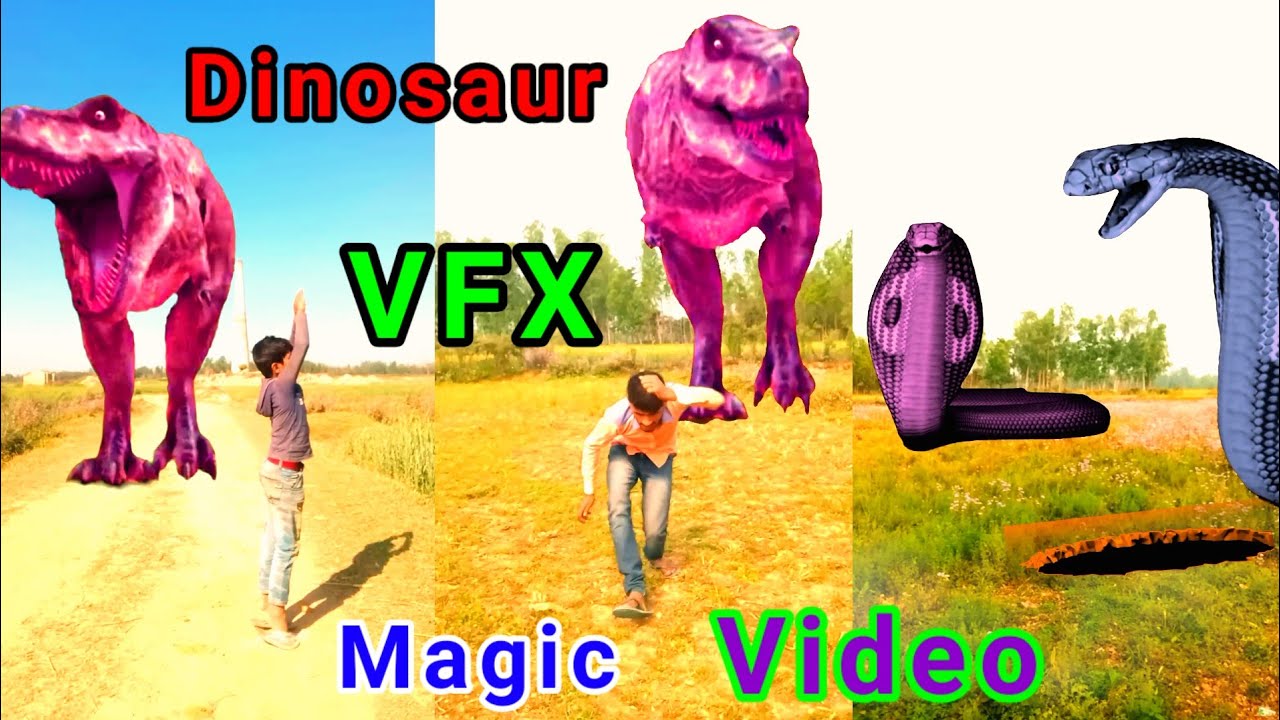 Jurassic World VFX Magic Dinosaur | T Rex Attack Of Dinosaur | Dinosaur ...
