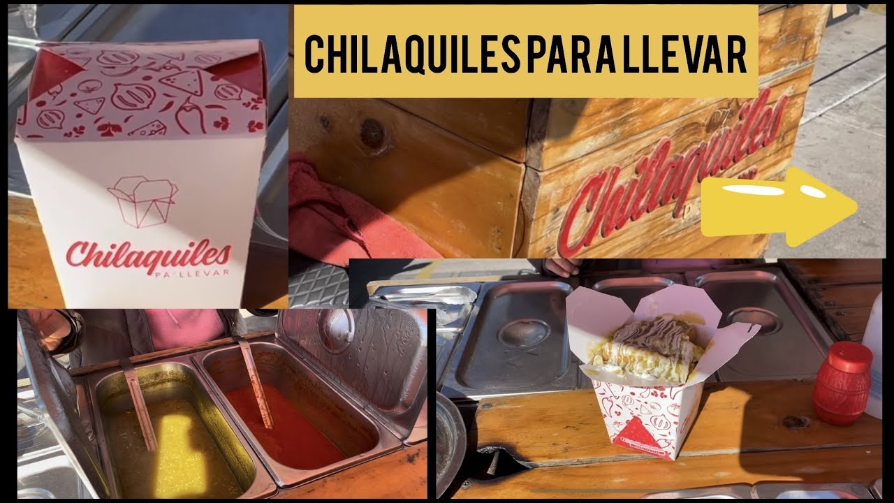 CHILAQUILES PARA LLEVAR HACI SE LLAMA EL PUESTO. - YouTube