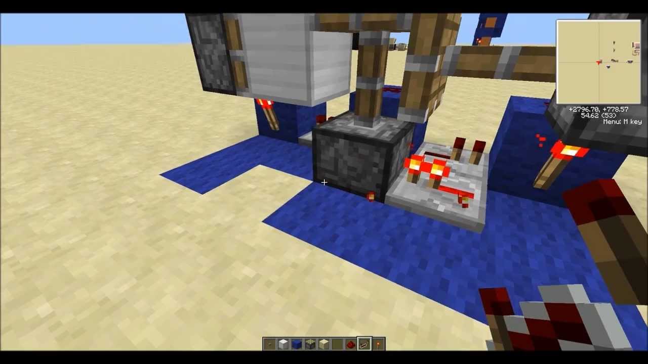Minecraft Tutorial: Flush Floor Block Swapper 1.5.2 - YouTube