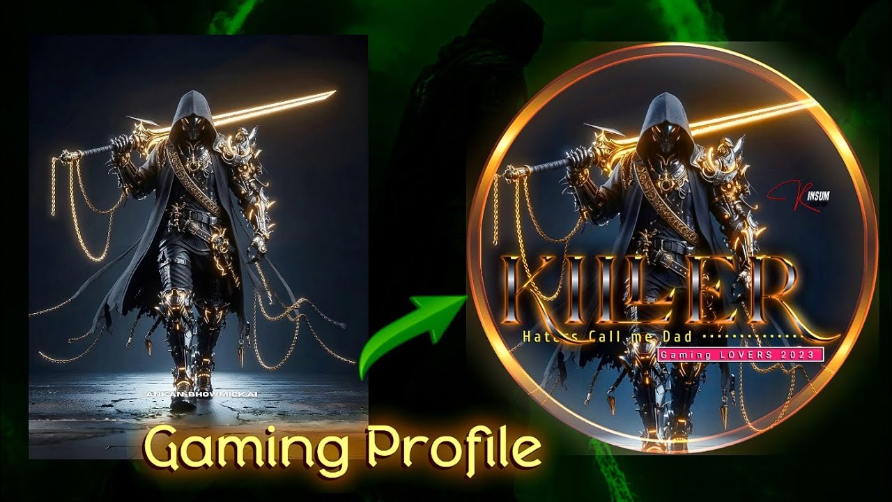 How To Edit Gaming Logo Profile Photo | Gaming Photo Editing On Android ...