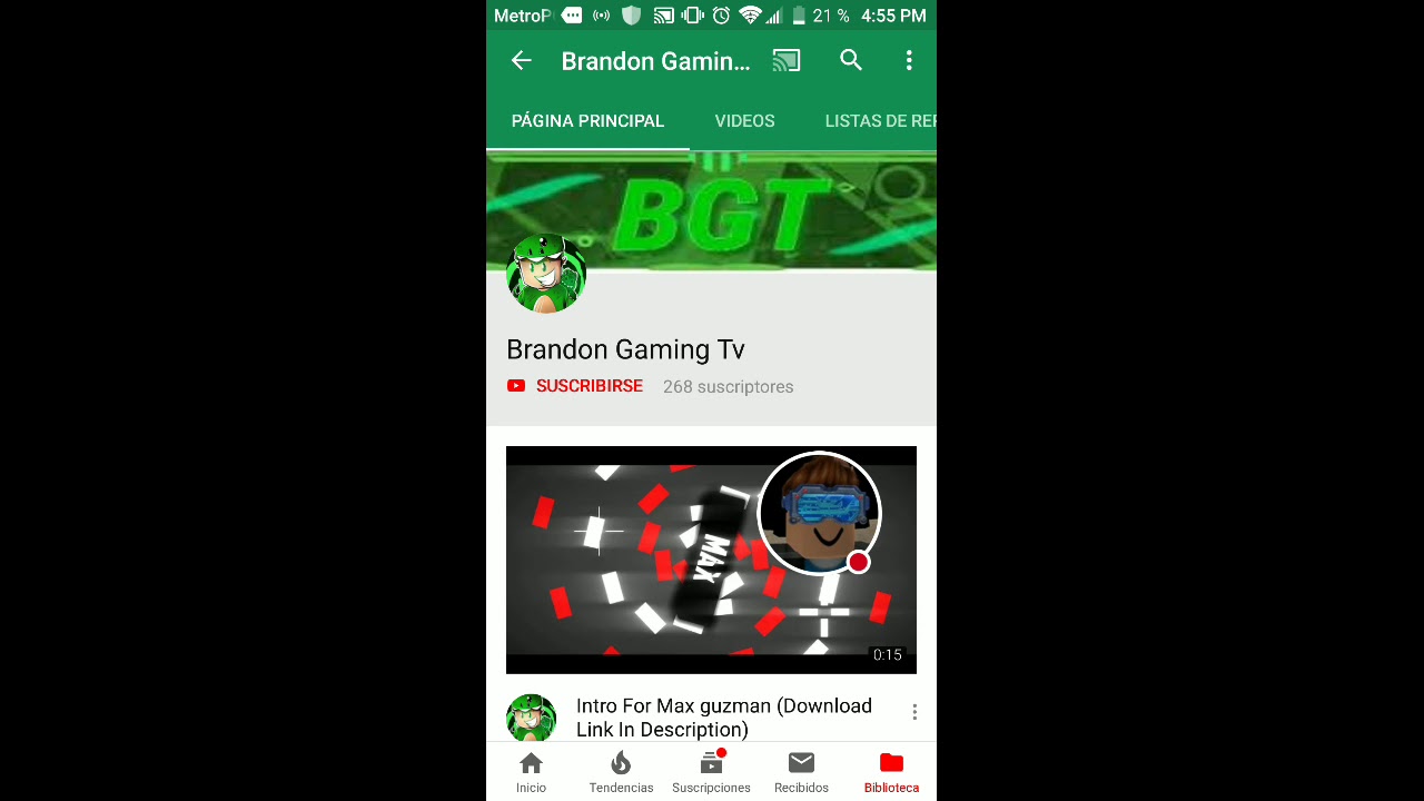 Go subscribe to Brandon Gaming Tv - YouTube