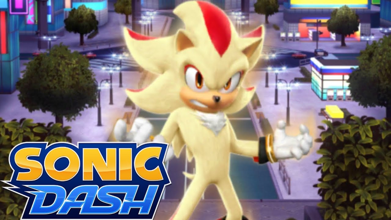 USING MOVIE SUPER SHADOW IN SONIC DASH (SHOWCASE) - YouTube