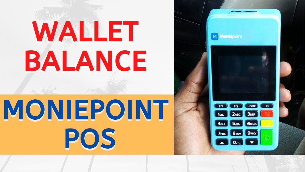 How to check your balance on Moniepoint POS (agent balance) - YouTube