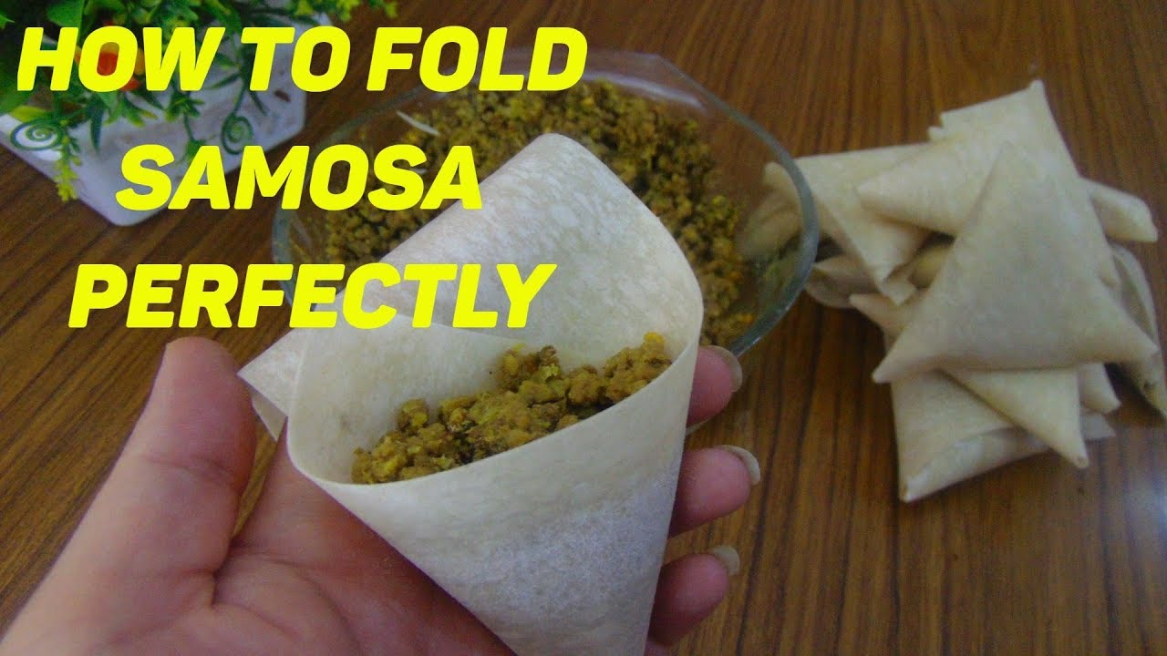 How to fold Samosa perfectly By Lively Cooking - YouTube