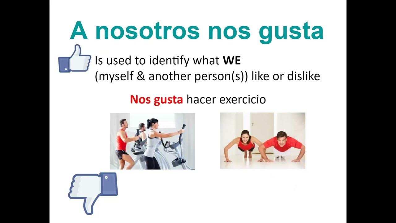 Gustar-Expressing Likes and Dislikes in Spanish - YouTube