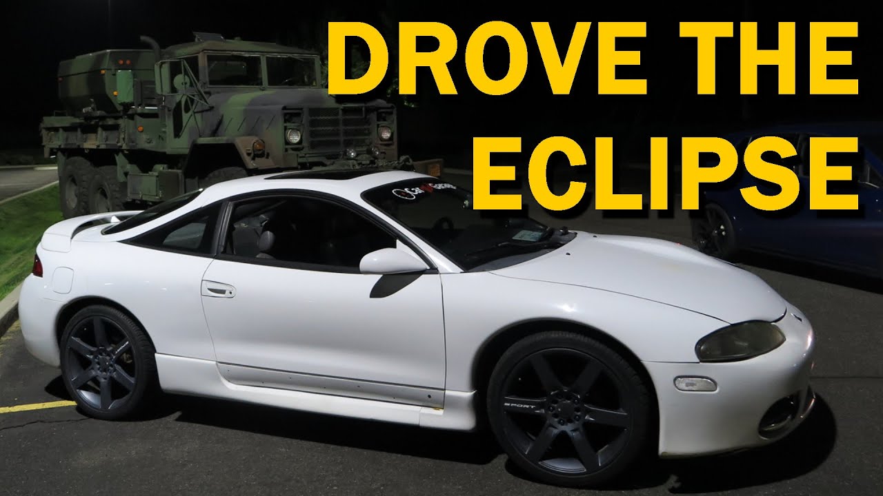Finally Driving the Eclipse to a Small Car Meet - YouTube