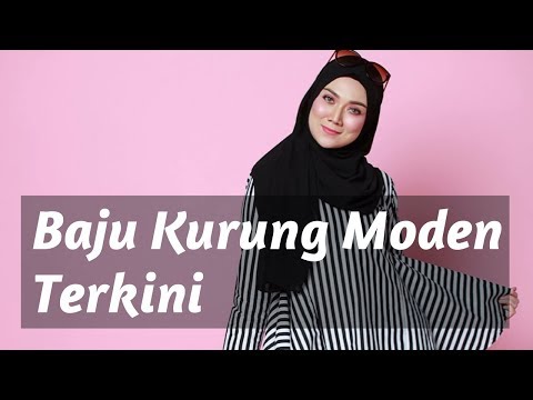 Baju Kurung Moden Terkini 2018