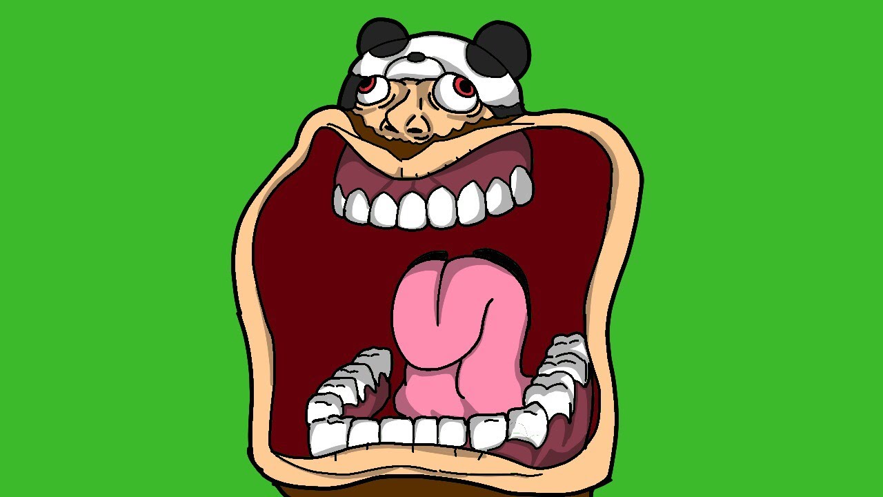 Panda Scream Animated - YouTube