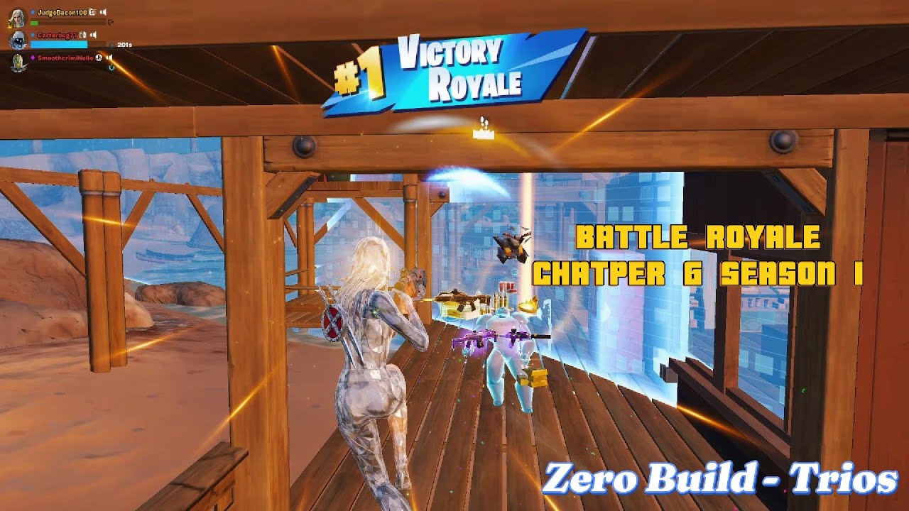 High Elimination Zero Build Trios Gameplay (Fortnite Chapter 6 Season 1 ...