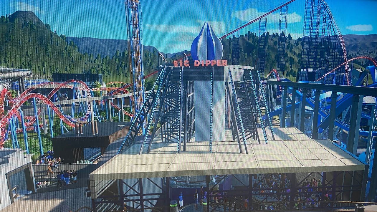 Big dipper black pool pleasure beach - YouTube