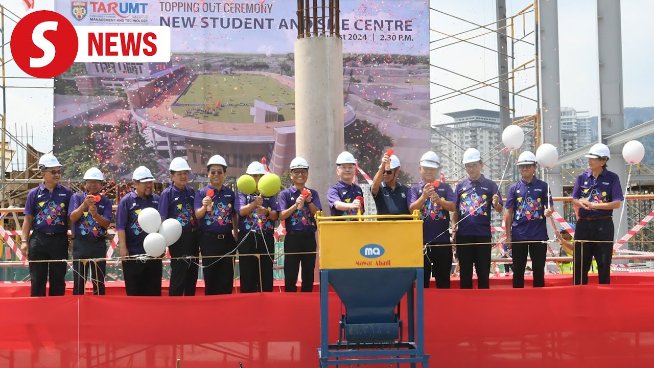 TAR UMT's new Student and SME Centre nears completion - YouTube