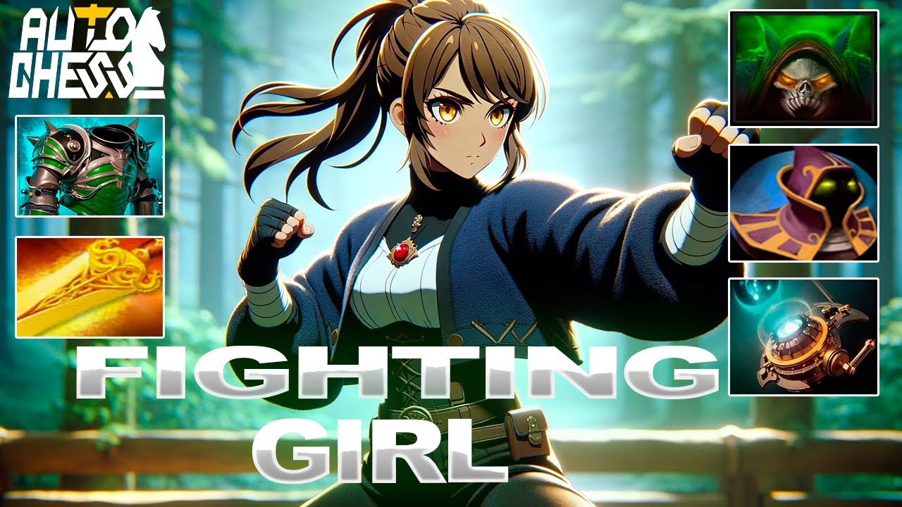 Dota Auto Chess Fighting Girl - YouTube