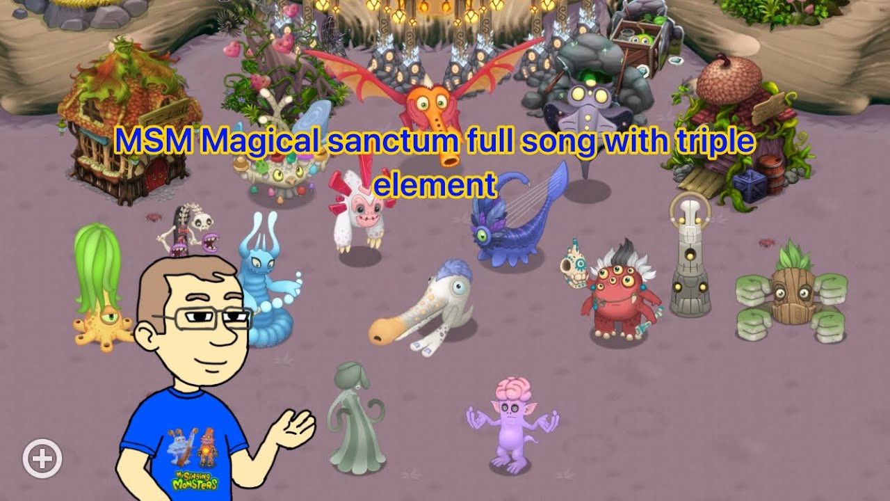 MSM magical sanctum full song with triple element monsters - YouTube