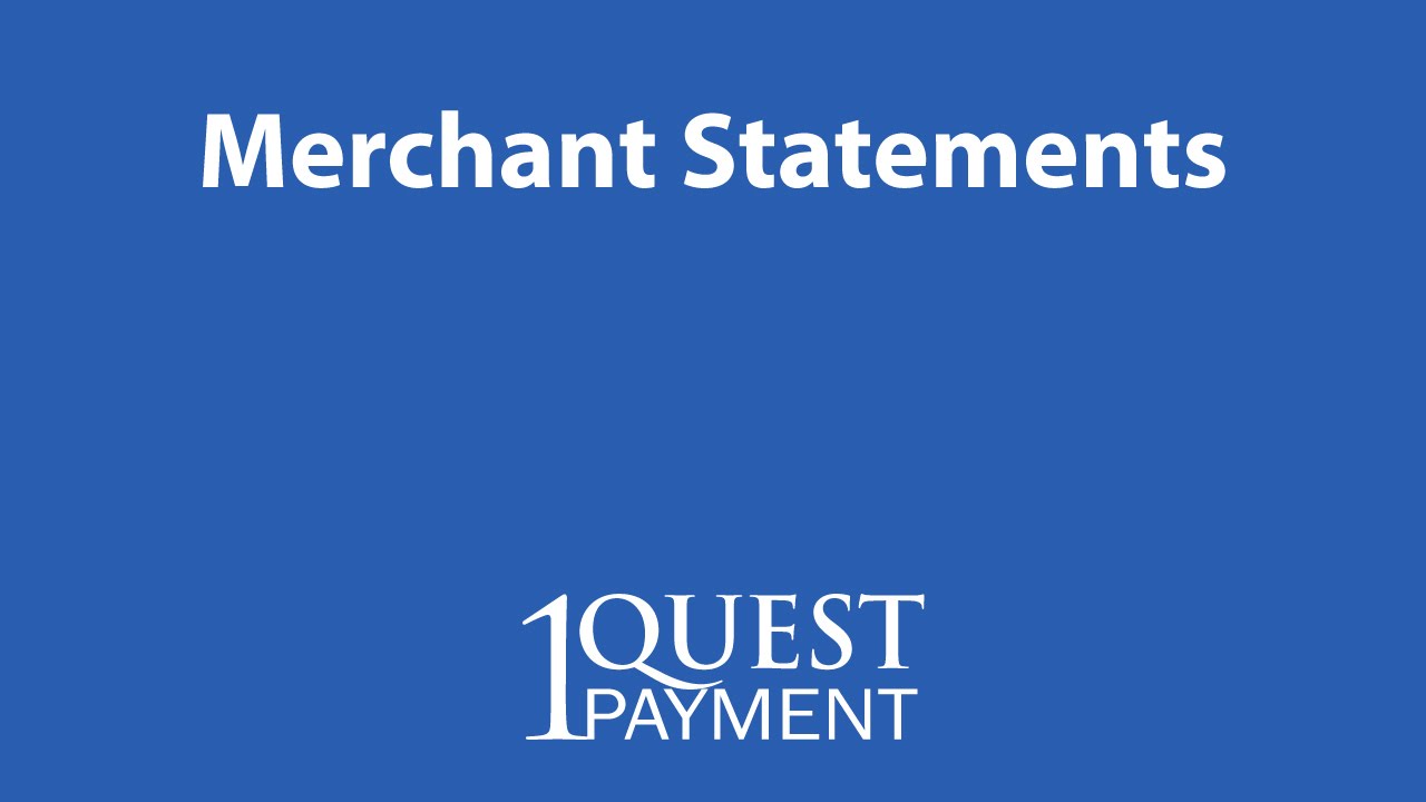 How to Read Your Merchant Services Statement - Credit Card processing ...