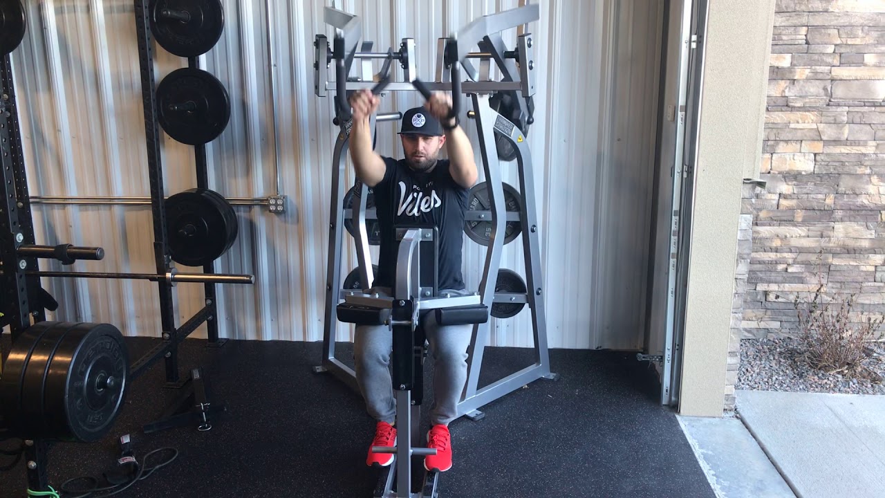 Hammer Strength High Row - YouTube